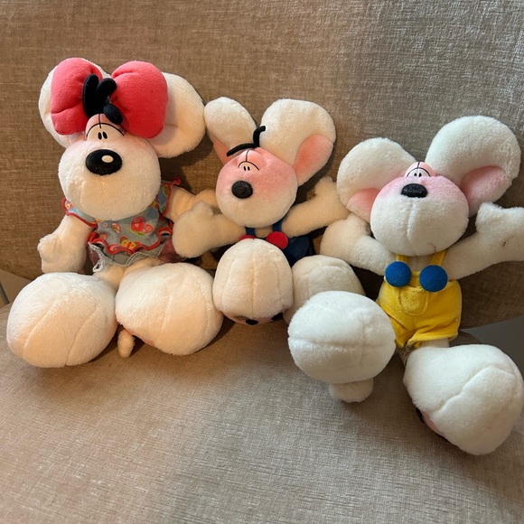 Vintage 1990 Diddl Mouse | Toys | Vintage 99 Diddl Mouse Plushies ...